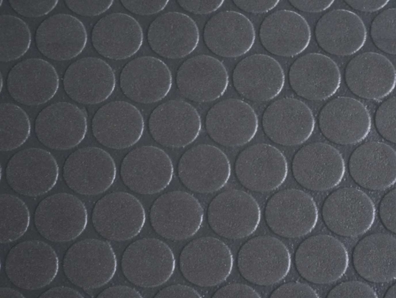 Stock remnants PVC piece Noppe96schwarz [25P-6907]